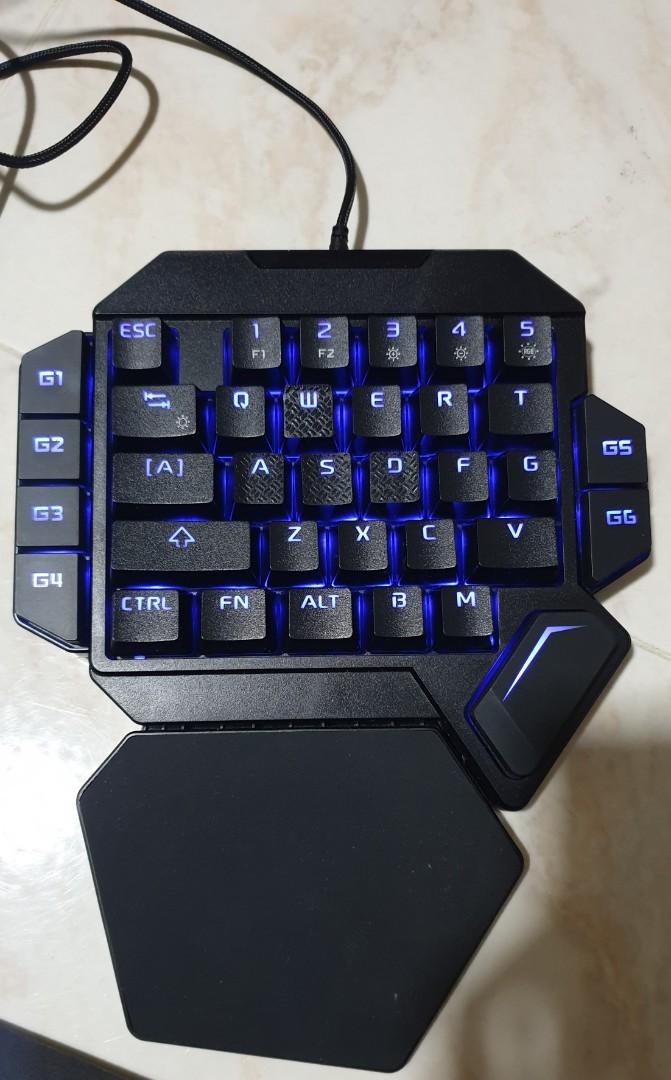 50. Miracle Snail RGB One handed gaming keyboard., Computers & Tech ...