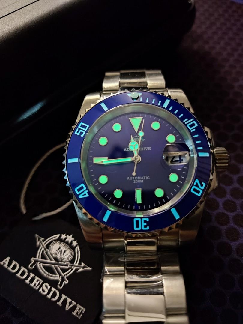 Addiesdive Submariner, Luxury, Watches on Carousell