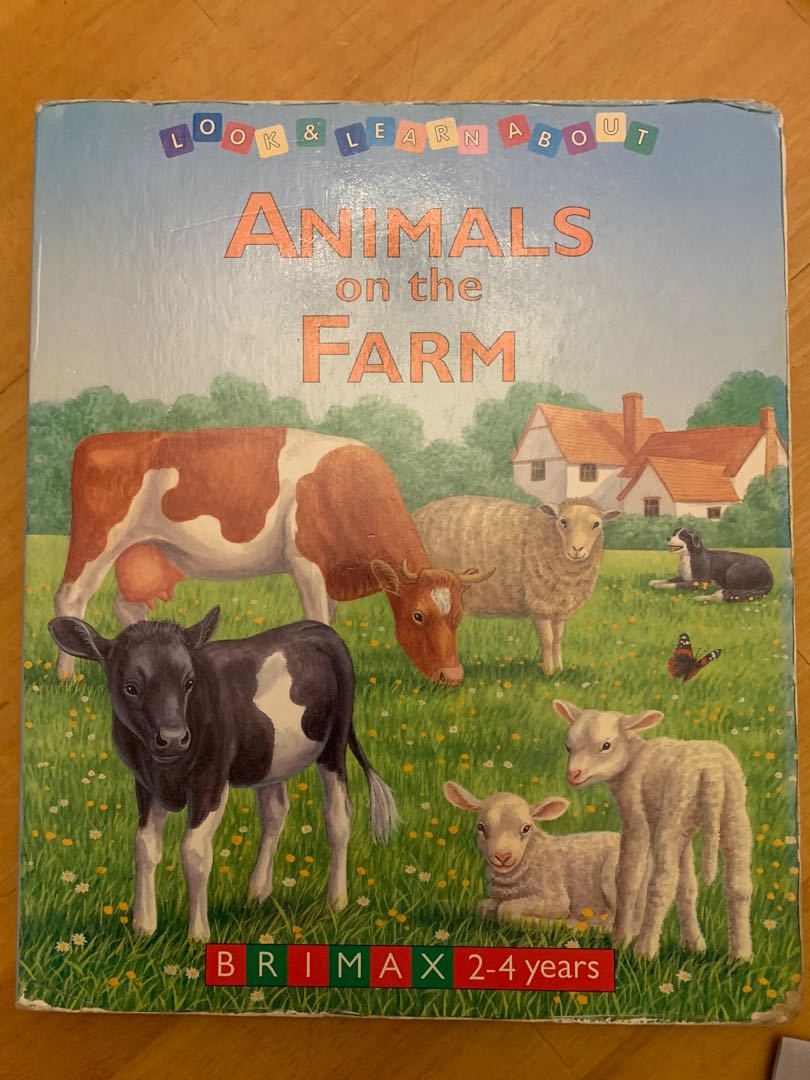 Animal on the Farm（A3纸板書）, 興趣及遊戲, 書本 & 文具, 教科書 - Carousell