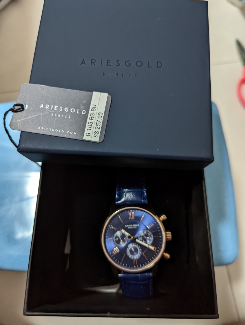 Aries Gold men watch, Men's Fashion, Watches & Accessories, Watches on ...