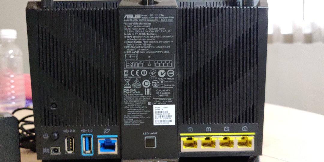 Asus RT-68U router, Computers & Tech, Parts & Accessories, Networking ...