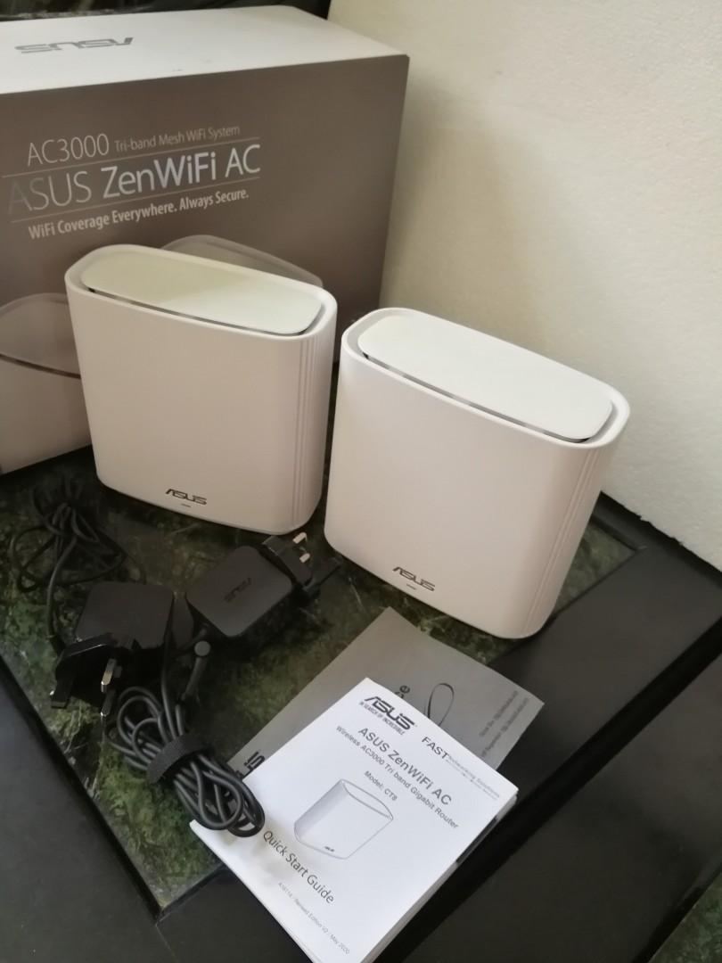 Asus zenWifi AC3000 mesh 2units, Computers & Tech, Parts & Accessories, Networking on Carousell