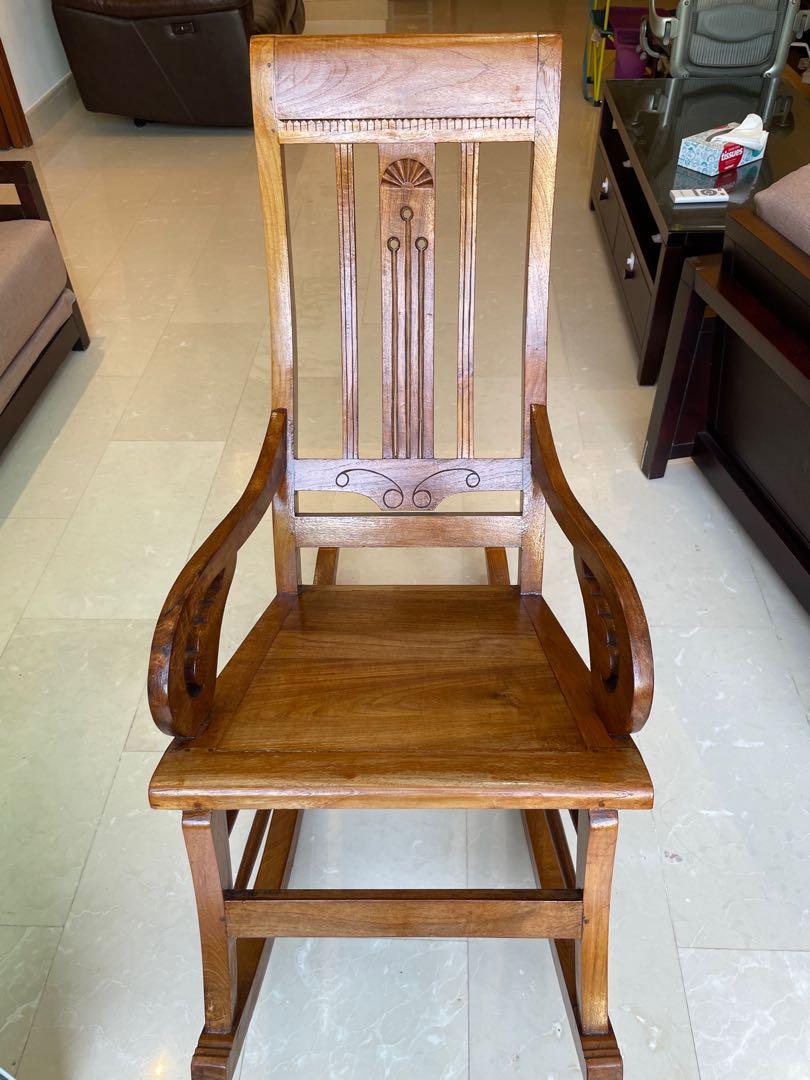 Beautiful Rocking Chair, Furniture & Home Living, Furniture, Chairs on ...