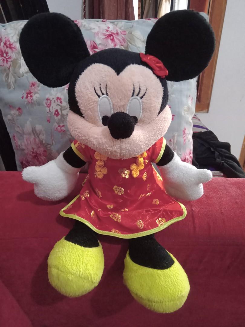 Boneka Minnie Mouse Costume Cheongsam Disneyland, Toys & Collectibles ...
