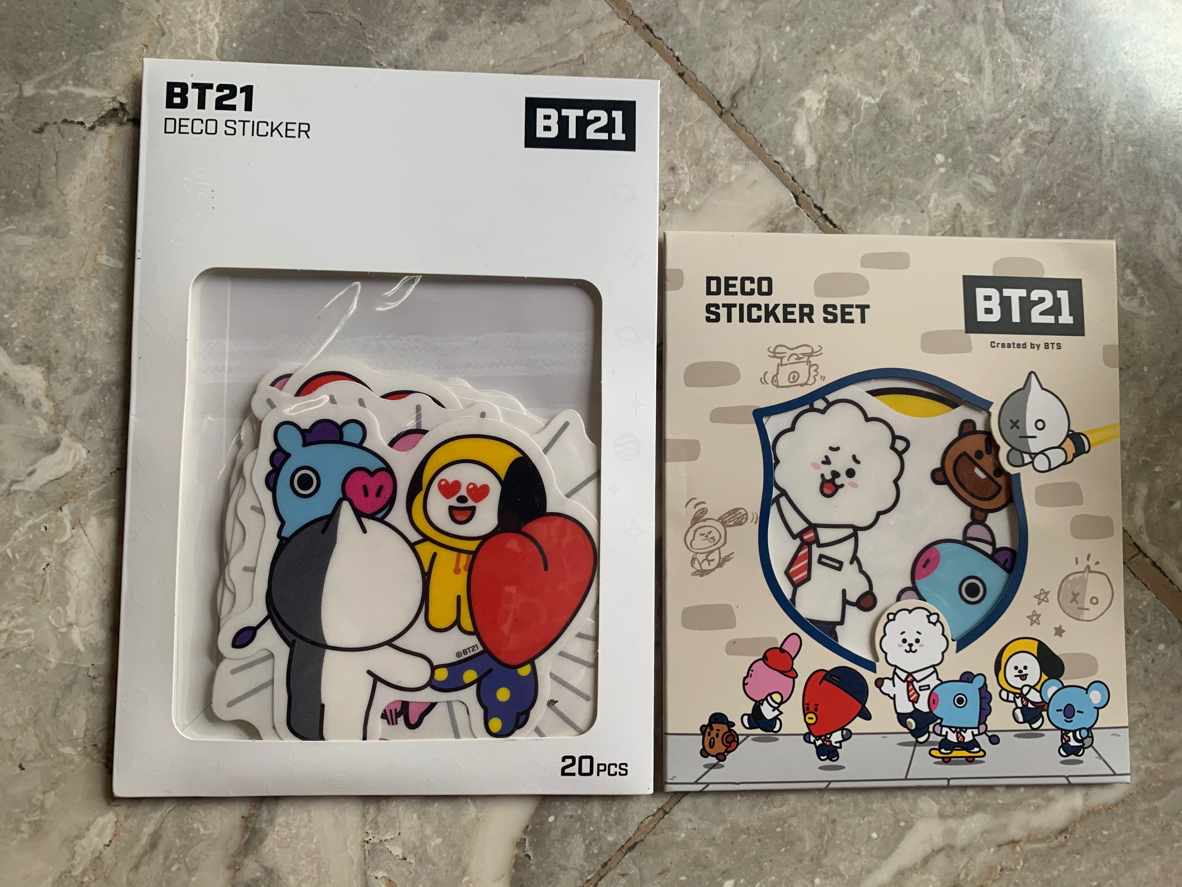 BT21 Sticker set, Hobbies & Toys, Memorabilia & Collectibles, K-Wave on ...
