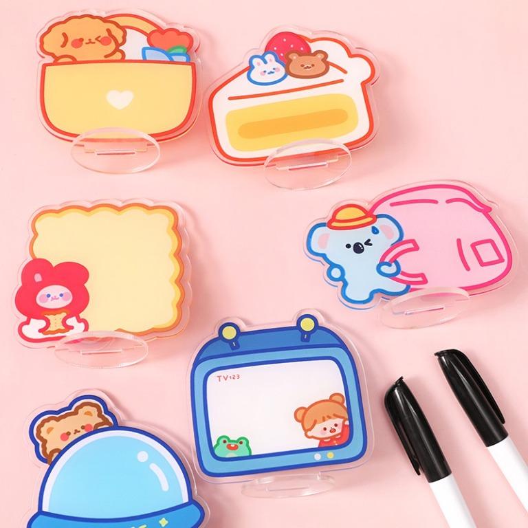 Cartoon Message Board Student Double-sided Mini Wordpad Desktop Memo ...