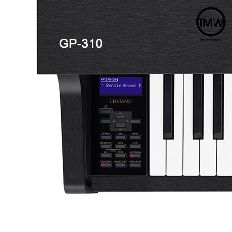 Casio Digital Piano GP-510 Polished Ebony GP-310 Black White Celviano ...