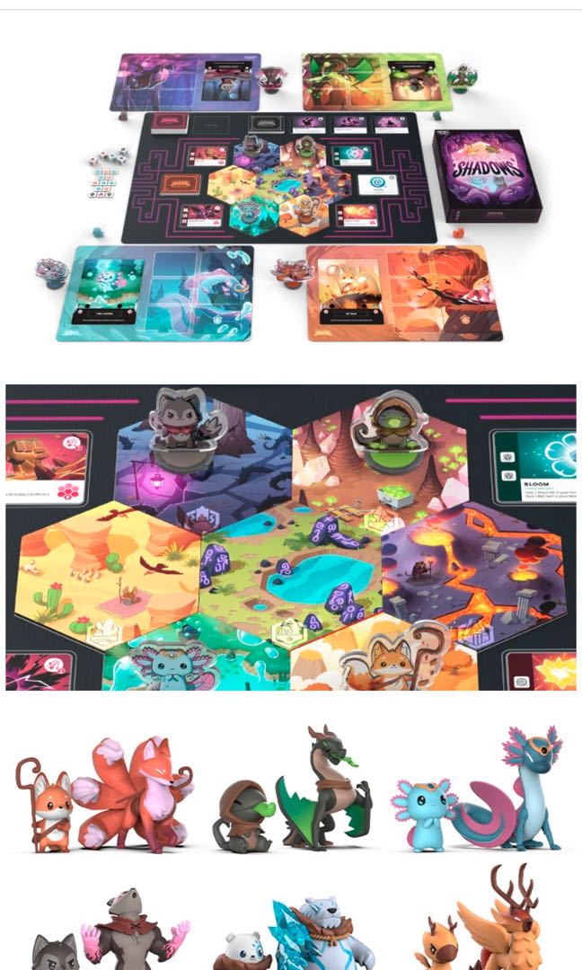 Casting shadows Boardgame KS, Hobbies & Toys, Toys & Games on Carousell