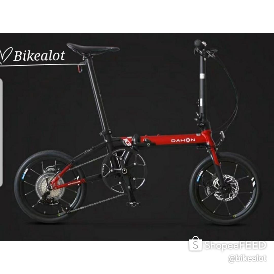 (Stock clearance) DAHON K3 PLUS 2022 versionYELLOW COLOR, Sports ...