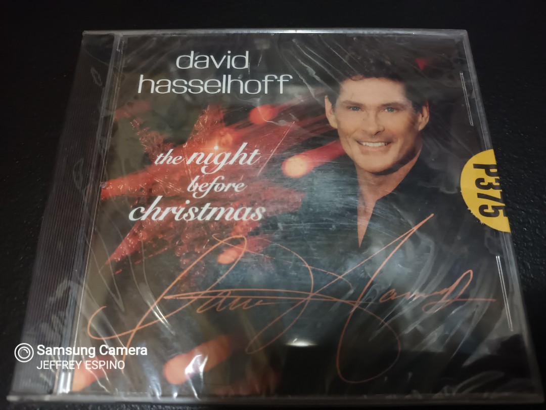 David Hasselhoff The Night Before Christmas sealed cd, Hobbies & Toys ...