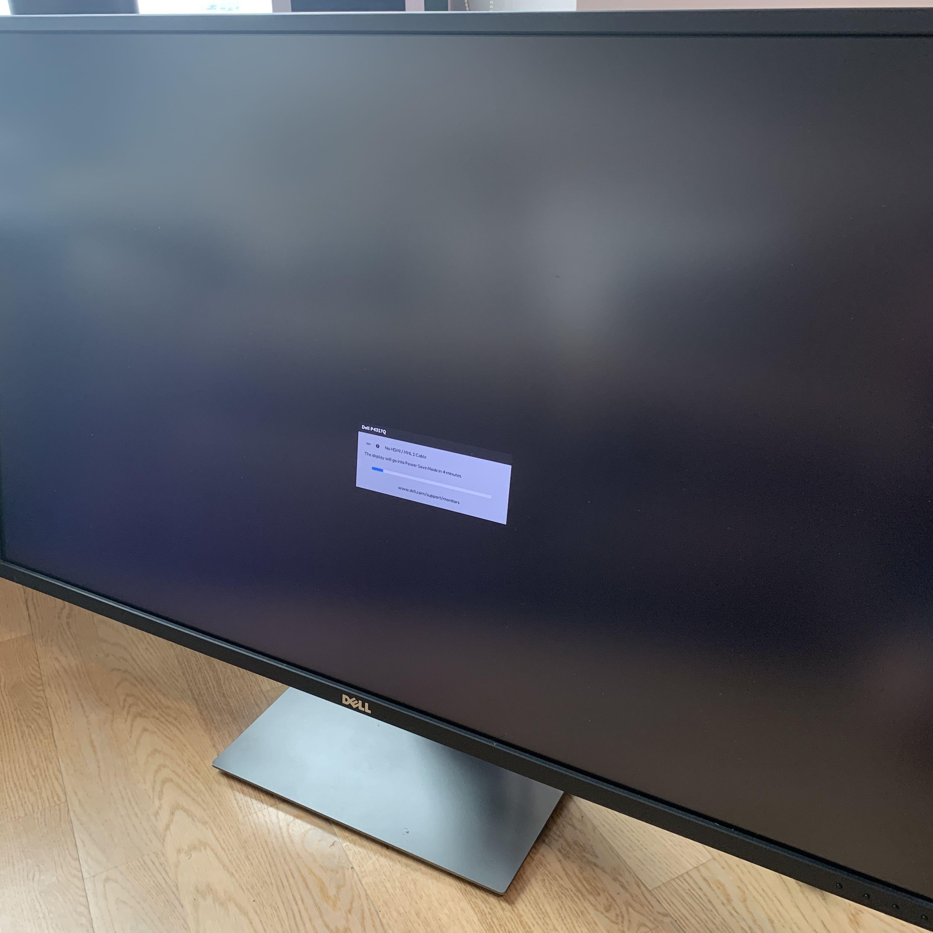Dell 43 Ultra HD 4k Monitor P4317Q 43吋高清顯示器, 電腦＆科技, 商務用科技產品 - Carousell