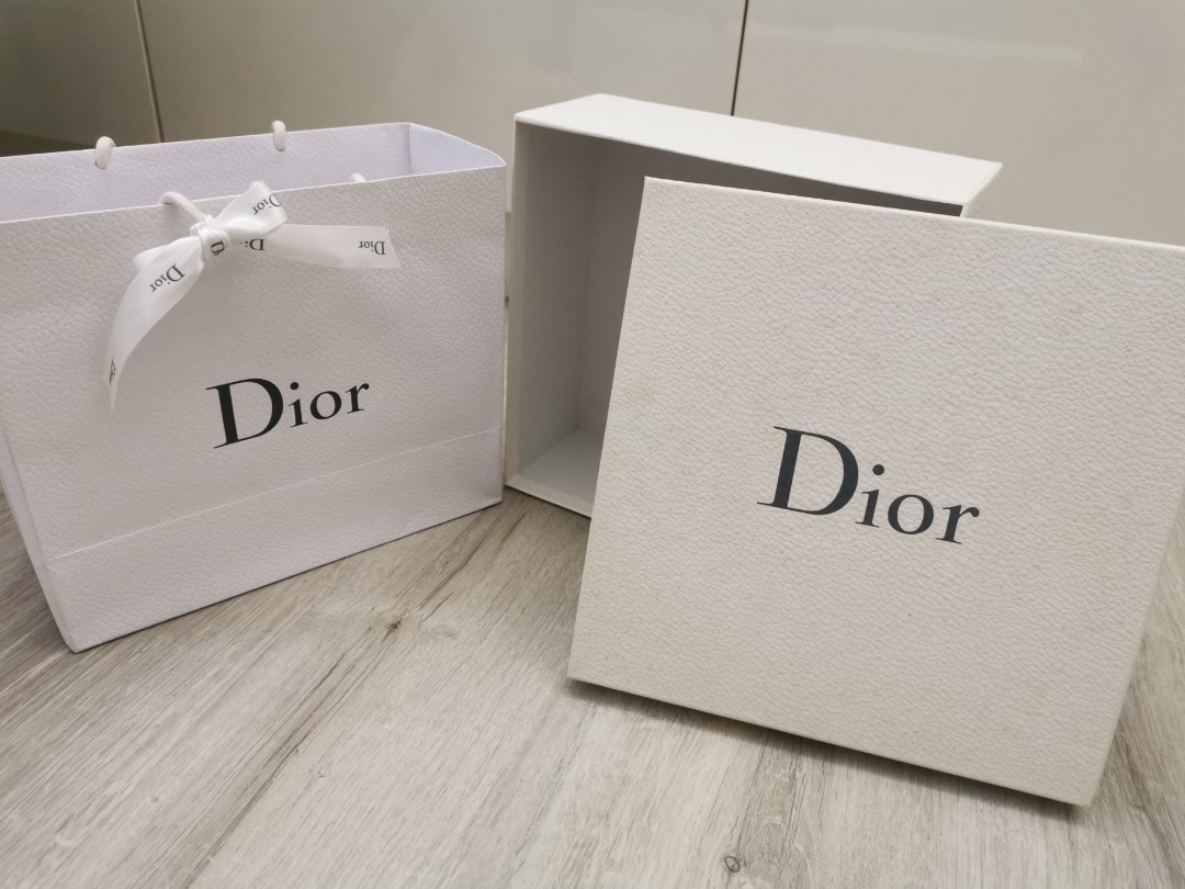 DIOR paper bag and box, Women's Fashion, Bags & Wallets on Carousell