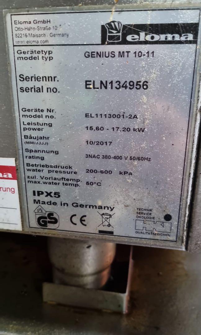 Eloma Genius MT 10-11 Smart Combi Oven Halal, TV & Home Appliances ...