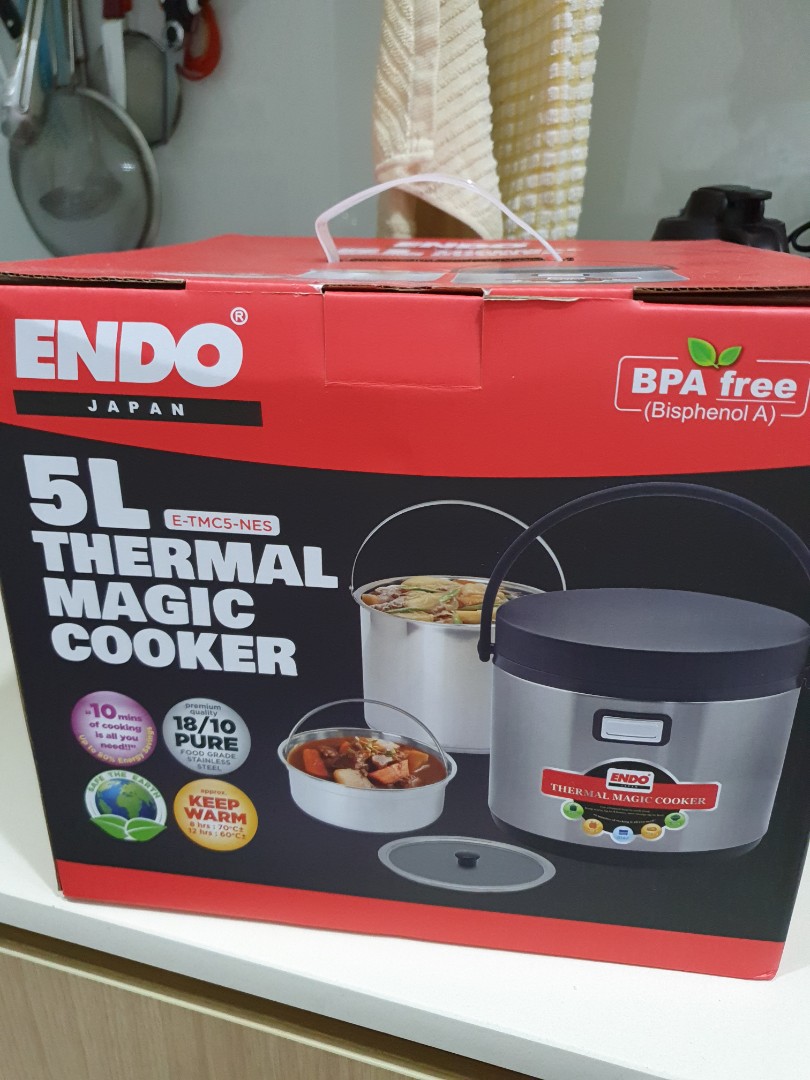 Endo 5L magic thermal cooker, TV & Home Appliances, Kitchen Appliances ...