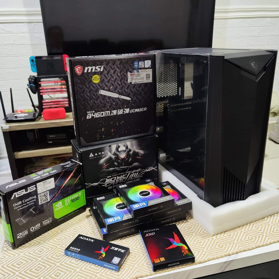 Gaming PC set full set desktop CPU, Computers & Tech, Desktops on Carousell