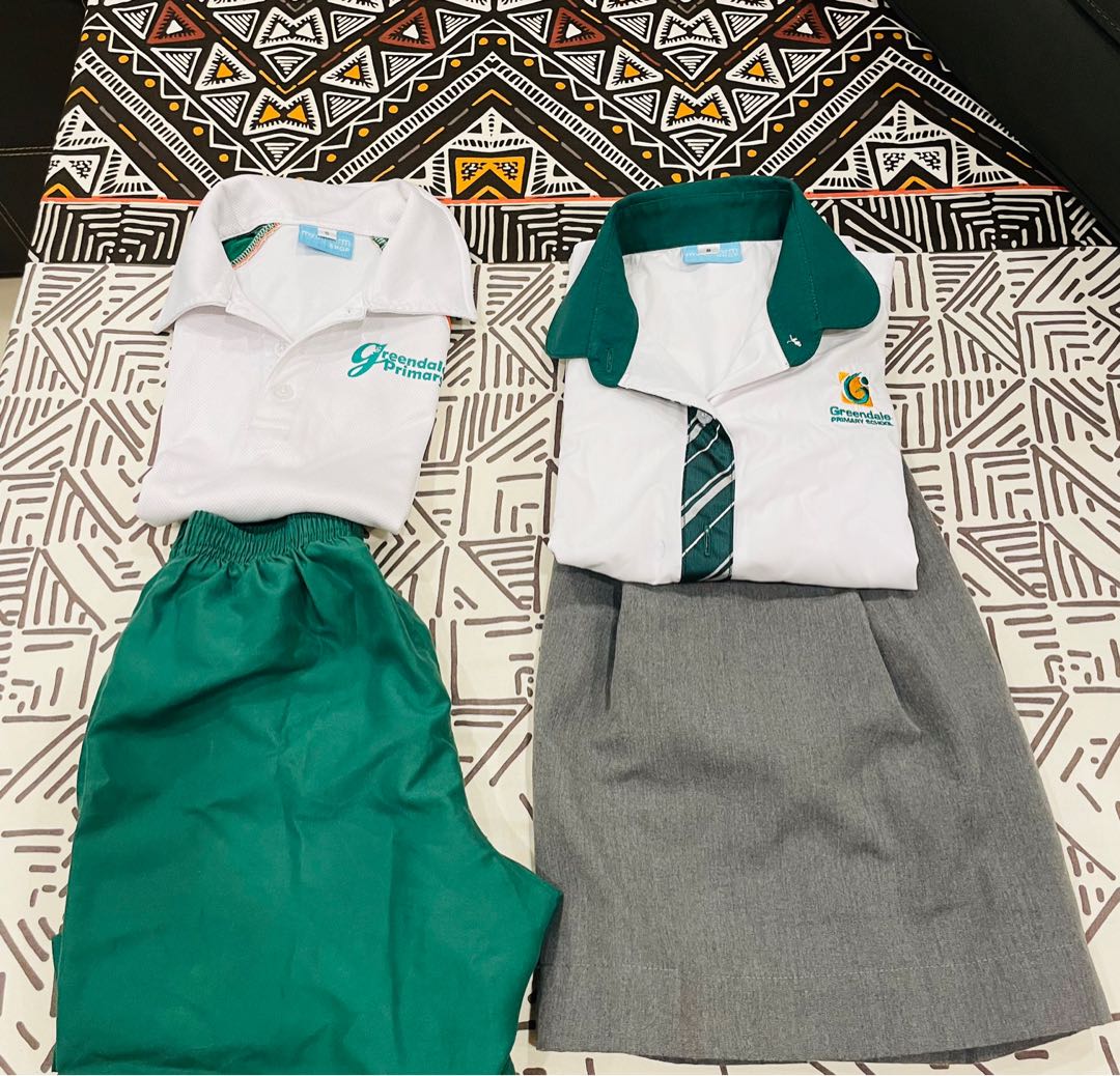Giveaway blessing Almost new Greendale school uniform and shoes, Babies ...