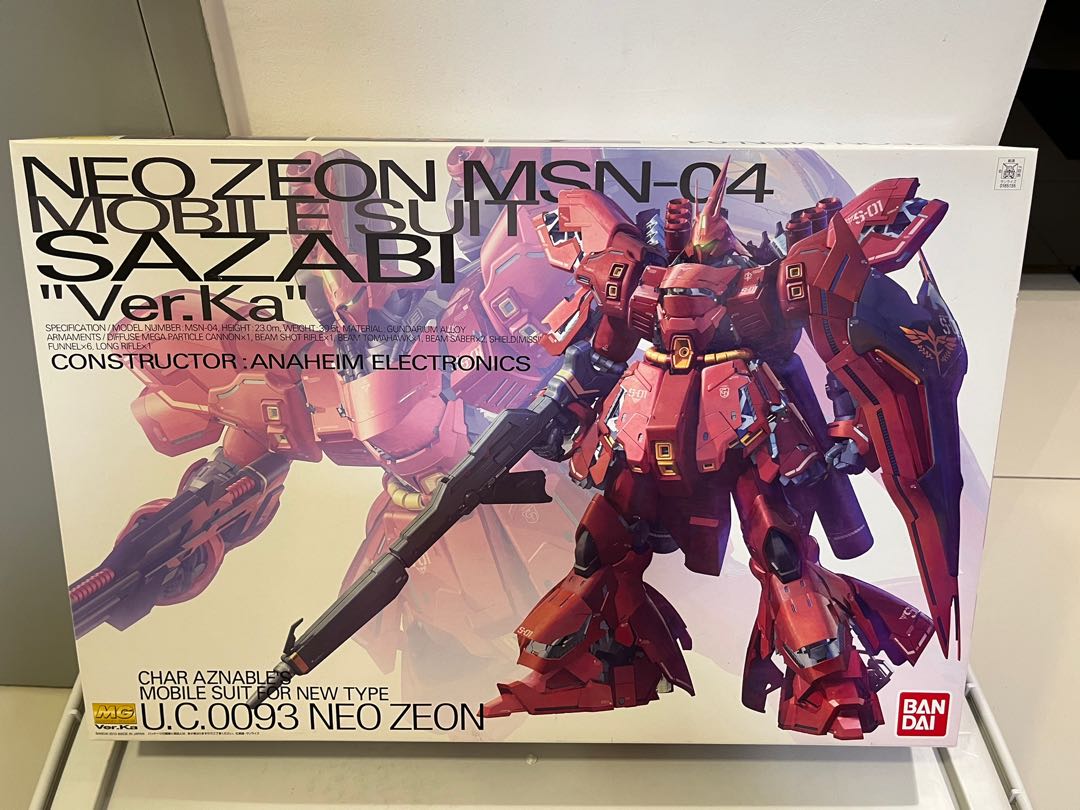 Gundam Gunpla Master Grade Neo Zeon MAN-04 on Carousell
