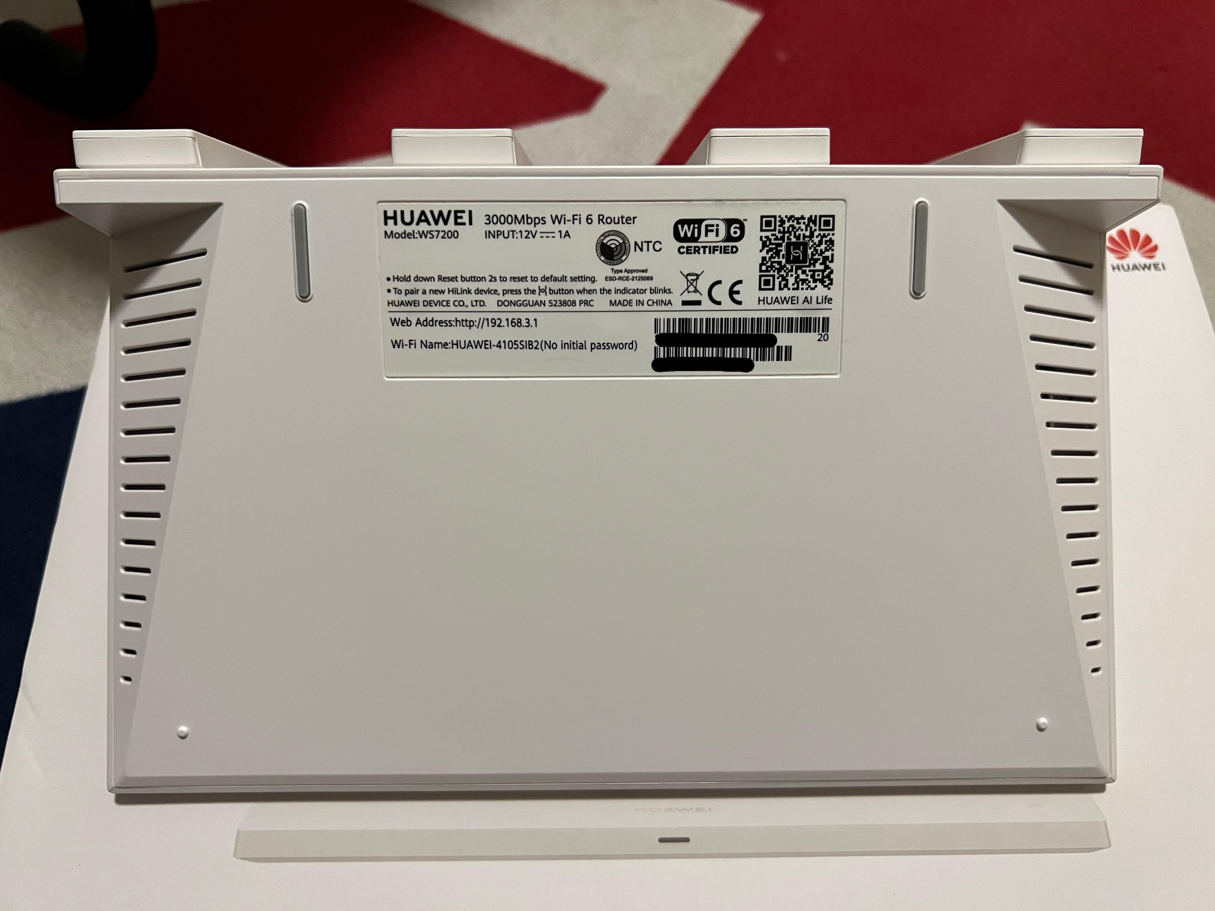 HUAWEI WIFI AX3 Quad core Router WIFI6+ 3000Mbps WS7200, Computers ...