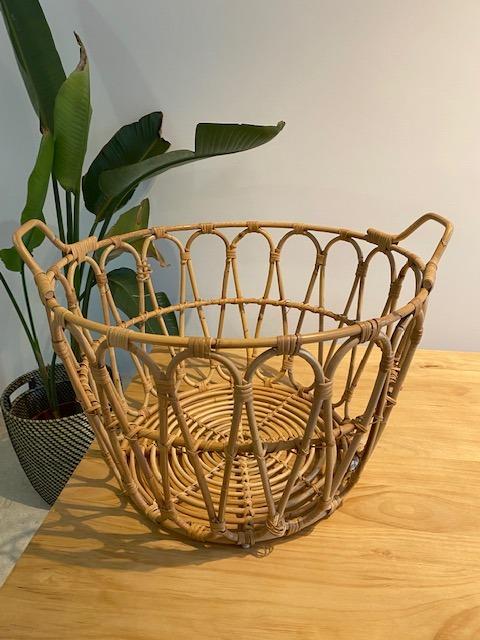 Ikea SNIDAD Rattan basket for clothes and other goods, Furniture & Home ...