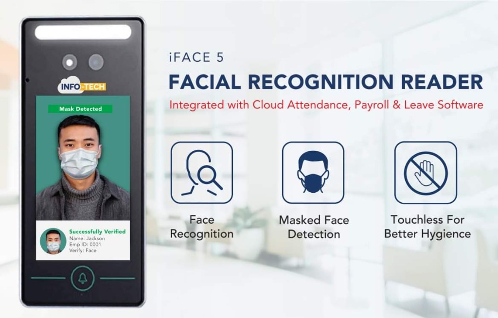INFO-TECH HRMS & Payroll Software: Facial Recognition Reader, Computers ...