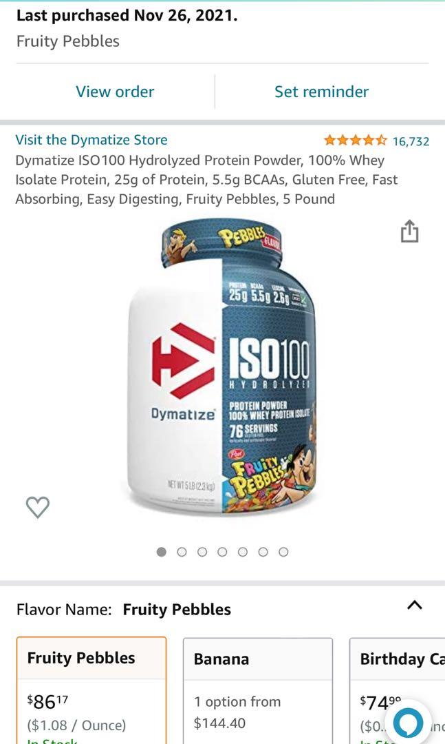 ISO protein shake, Health & Nutrition, Health Supplements, Sports ...