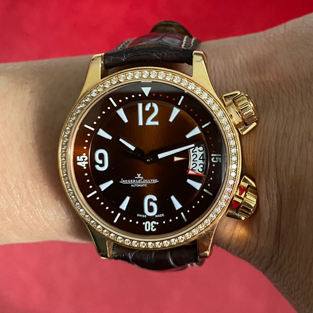 Jaeger-LeCoultre Master Compressor Chronograph Rose Gold Diamond ...