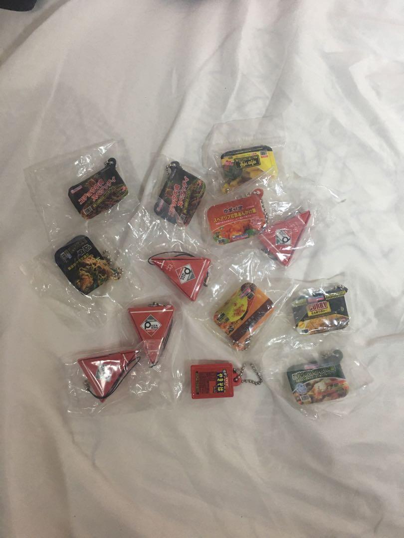 Japan Gachapon food keychains, Hobbies & Toys, Toys & Games on Carousell