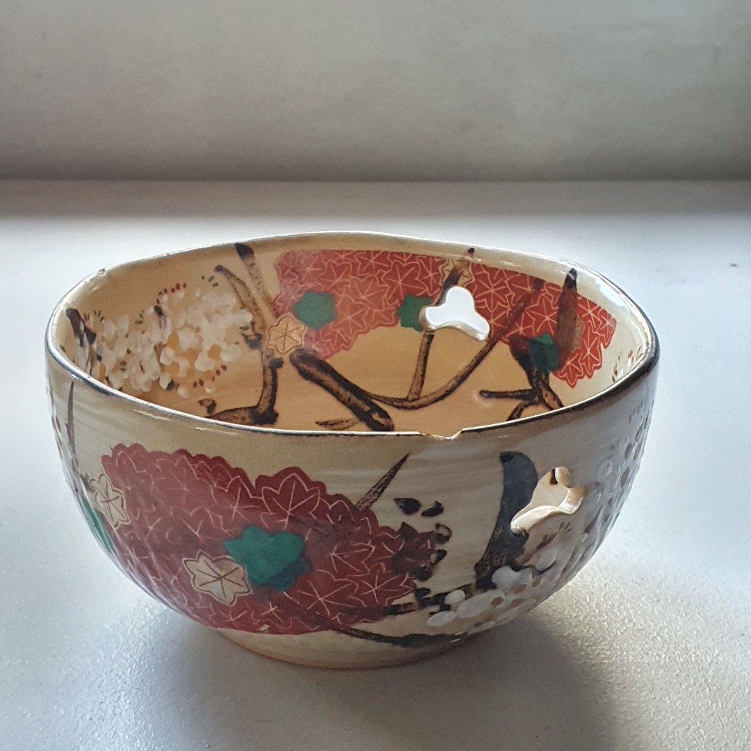 Japan hand made pot hand painted footed succulents bonsai, Furniture ...