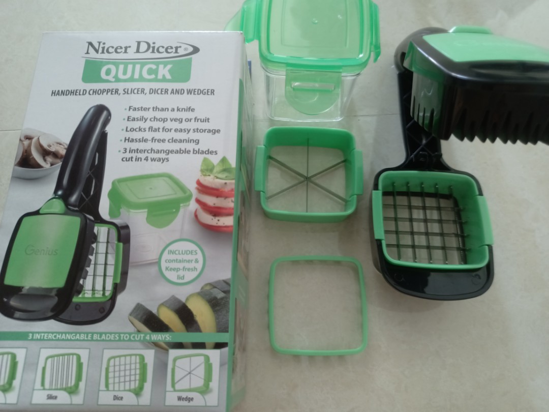 JML Nicer Dicer quick handheld chopper, Furniture & Home Living ...