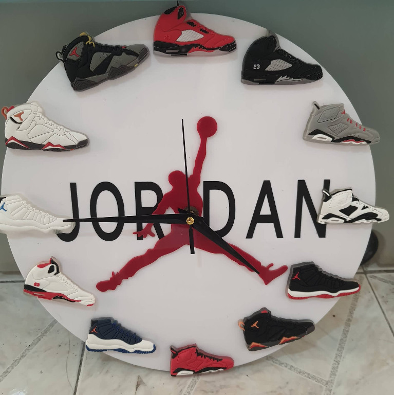 Jordan Clock, Furniture & Home Living, Home Decor, Clocks on Carousell