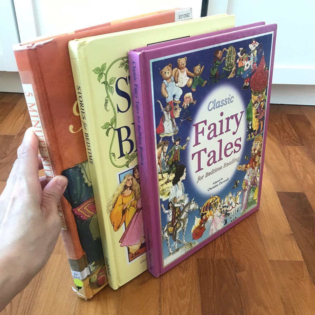 Large-sized hardcover bedtime stories classic fairy tales picture books ...