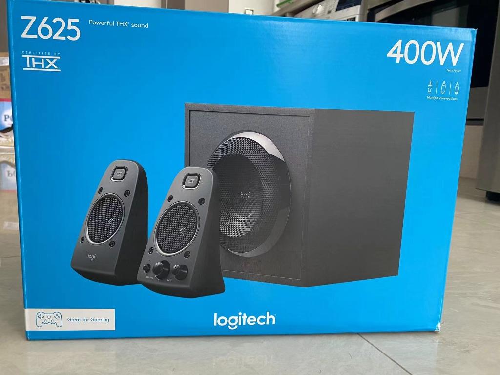 Logitech Z625 2.1 Speaker System with Subwoofer and Optical Input, Audio, Soundbars, Speakers ...
