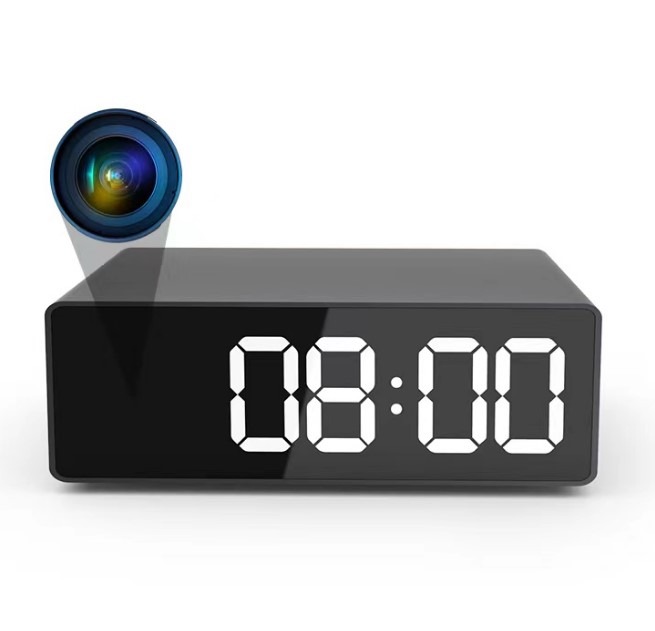 Lookcam APP 1080P Night Vision Hidden Spy Secret Wall Alarm Clock ...