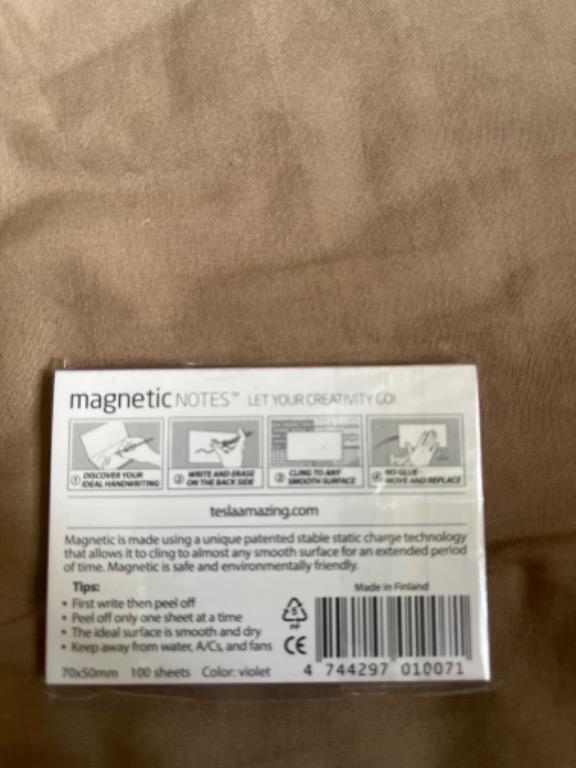 Magnetic post-it notes, Hobbies & Toys, Stationery & Craft, Stationery ...