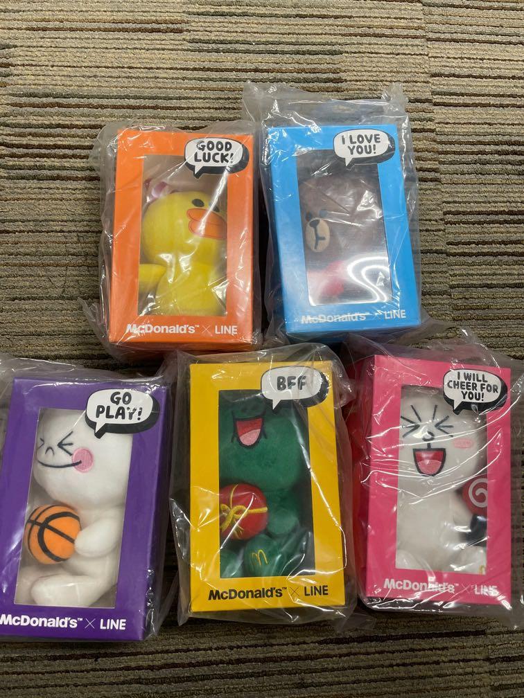 McDonald's Line Plushies, Hobbies & Toys, Toys & Games on Carousell