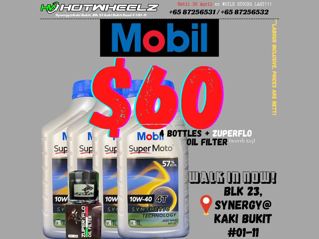 MOBIL ENGINE OIL PROMO: HONDA CB400/VTEC/SPEC1/SPEC2/SPEC3/REVO ...