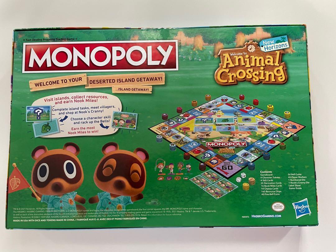 MONOPOLY Animal Crossing New Horizons Edition Board Game (Brand new ...