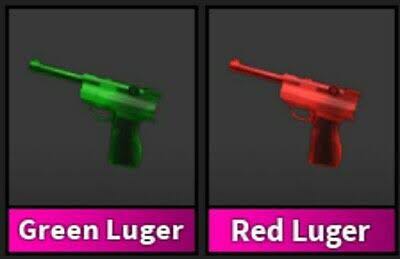 Murder Mystery 2 (MM2) Luger Set, Hobbies & Toys, Toys & Games on Carousell