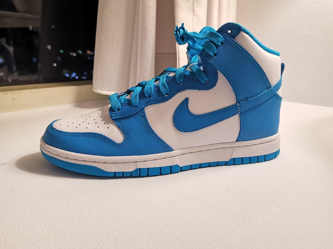 Nike dunk hi unc, Men's Fashion, Footwear, Sneakers on Carousell
