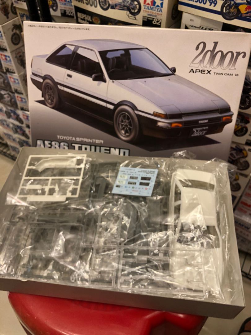 Not Tamiya FUJIMI 1/24 AE86 truneo, 興趣及遊戲, 玩具 & 遊戲類 - Carousell