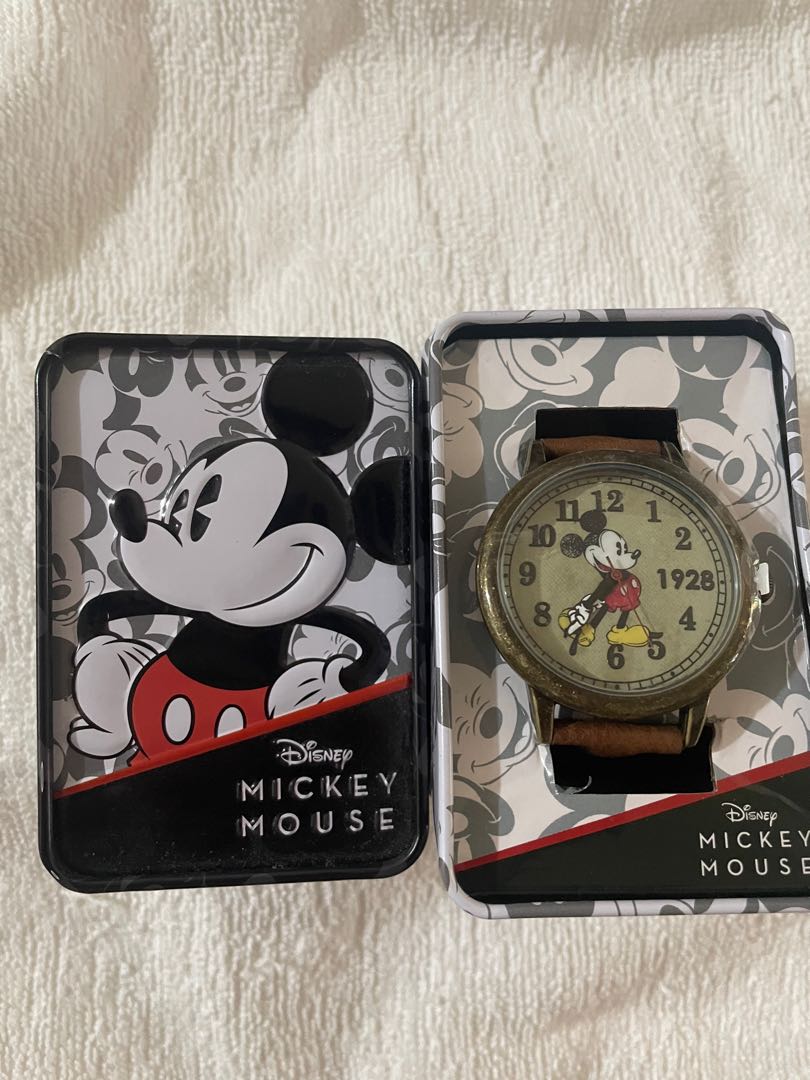 Original Disney Mickey Mouse Watch 1928 , Men's Fashion, Watches ...