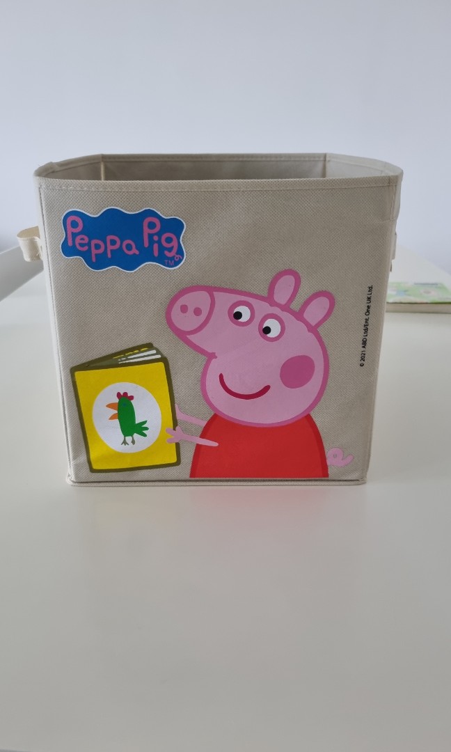 Peppa Pig canvas storage box, Babies & Kids, Baby Nursery & Kids ...