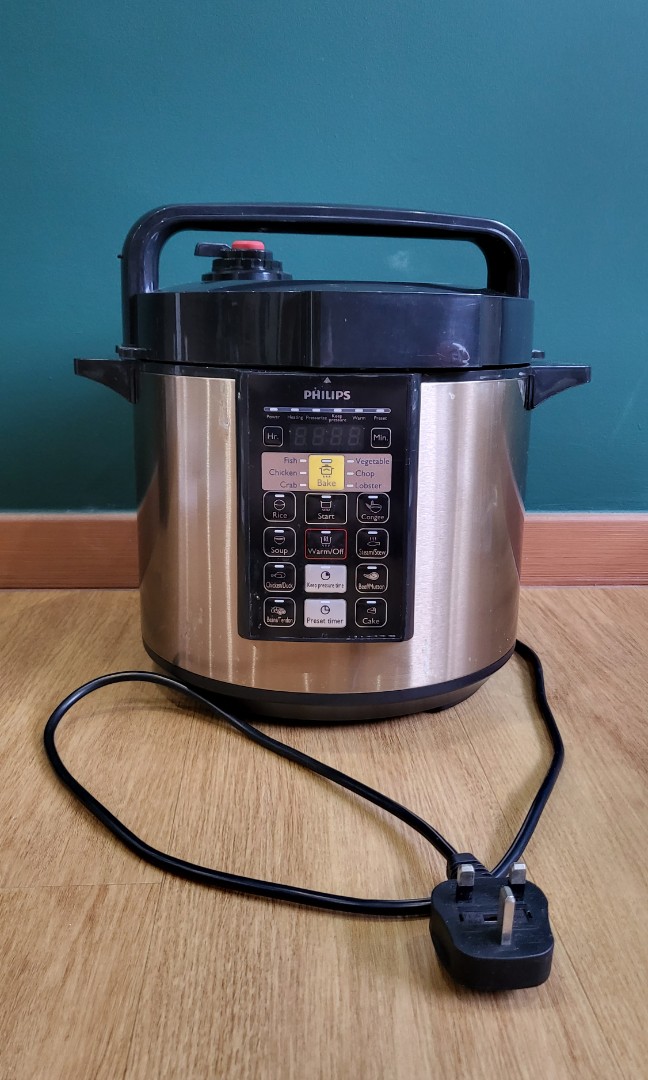 Philips Electric Pressure Cooker, TV & Home Appliances, Kitchen ...