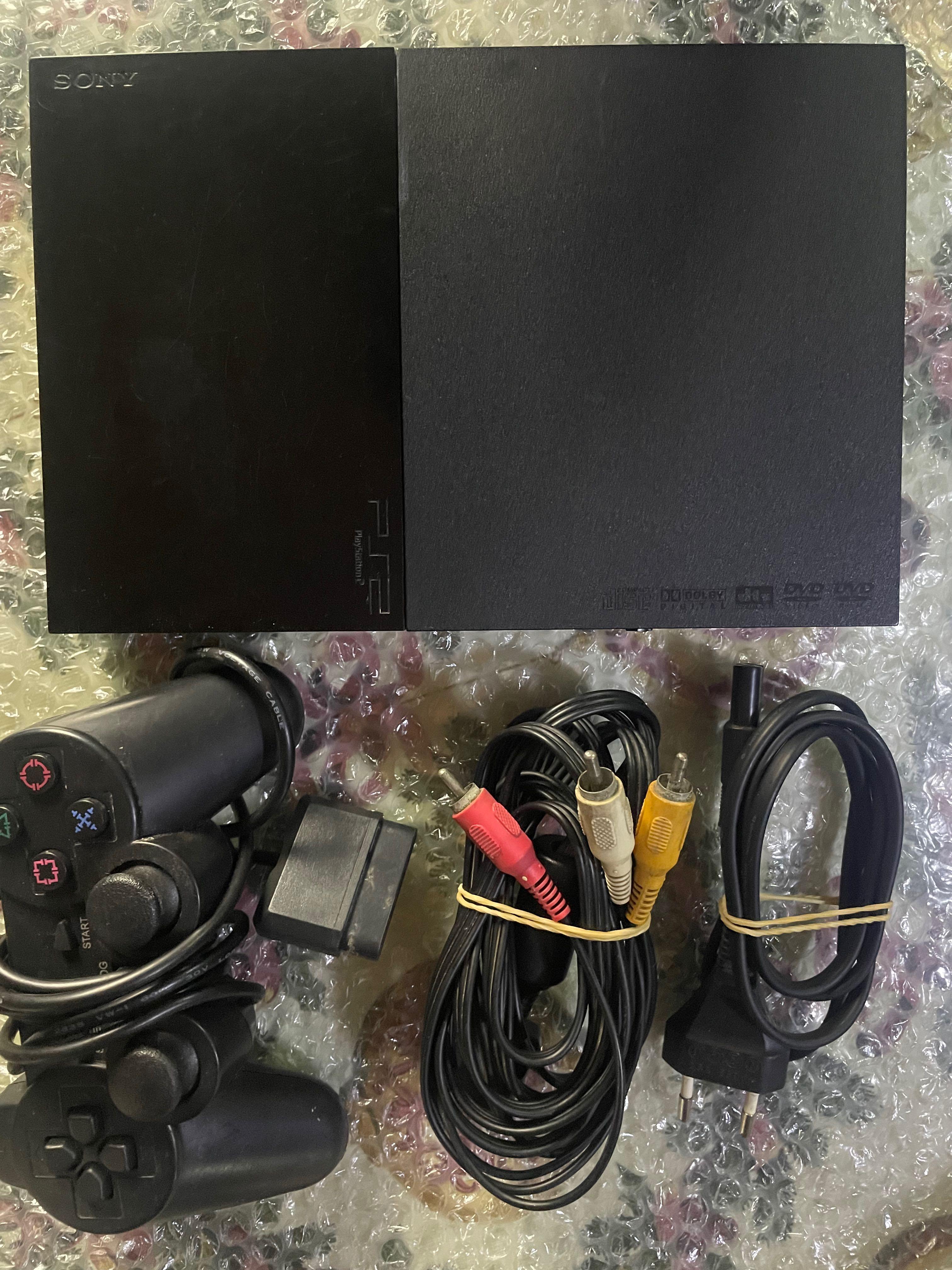 PlayStation PS2 Slim Unit, Controller, Games, Video Gaming, Video Game ...