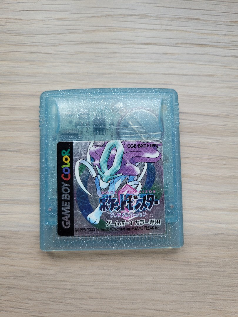 Pokemon Crystal Gameboy Color GBC Cartridge, Video Gaming, Video Games ...