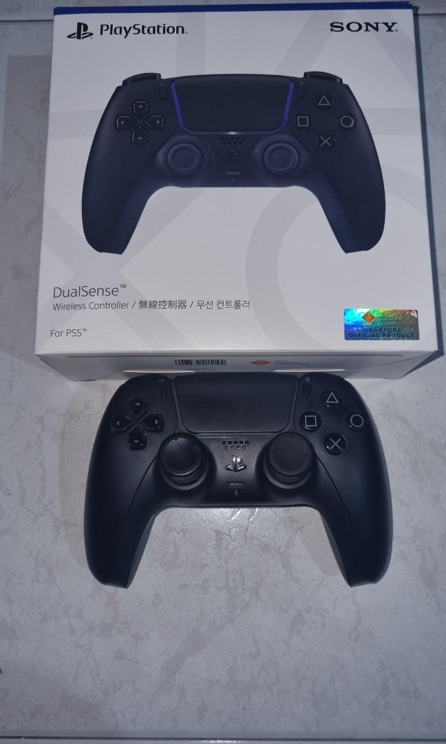 PS5 DUALSENSE controller black, Video Gaming, Gaming Accessories ...