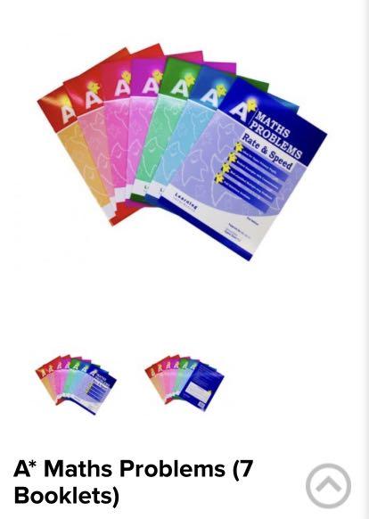 PSLE A*Math Booklets NOT AVAIL AT PUBLIC BOOKSTORE, Hobbies & Toys ...