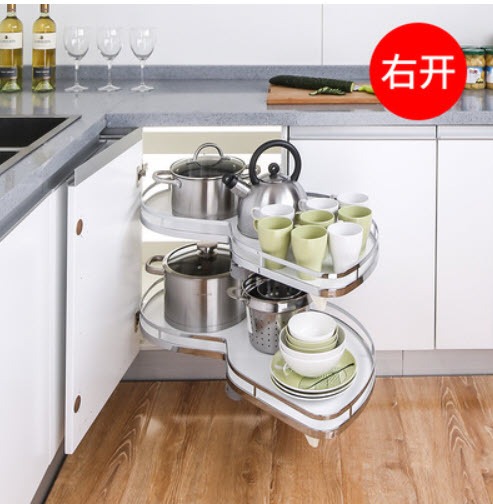 Soft closing Pull out tray corner kitchen cabinet (reference excel blum ...