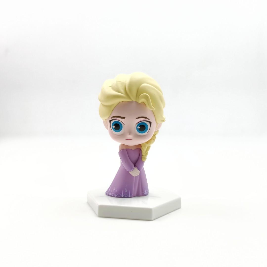 Disney Purple Queen Elsa Standing Fingurine, Hobbies & Toys, Toys ...