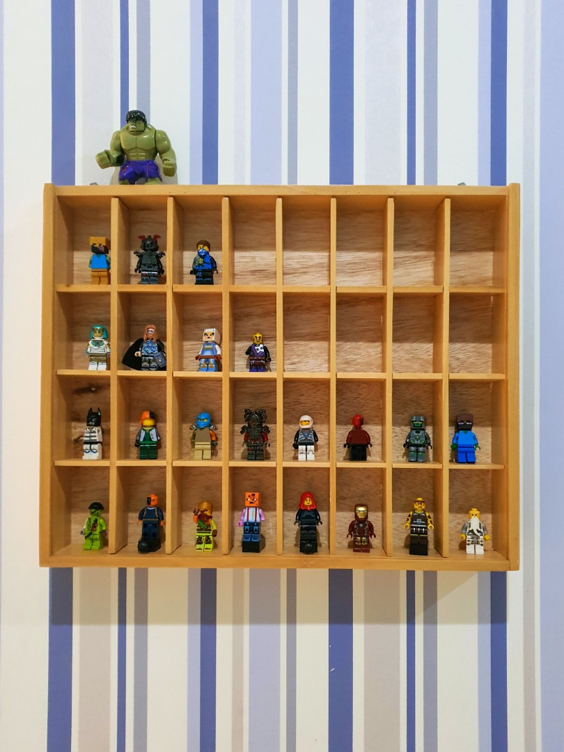Rak Kayu Lego isi 32, Toys & Collectibles, Lainnya di Carousell